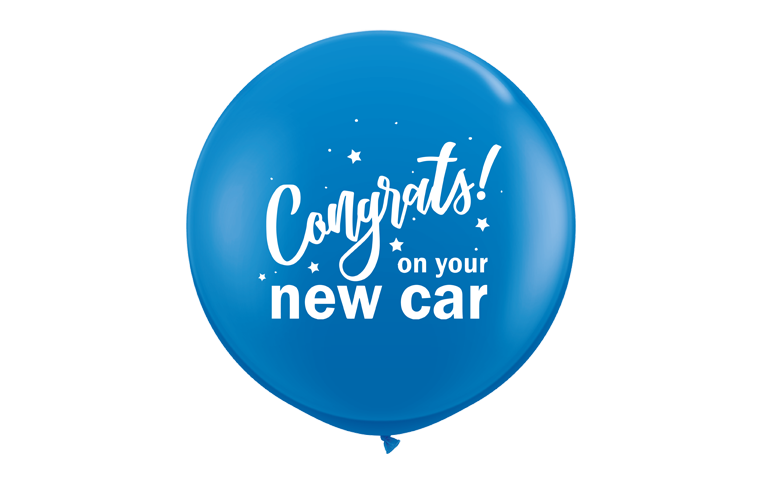 Congrats Balloon - Blue
