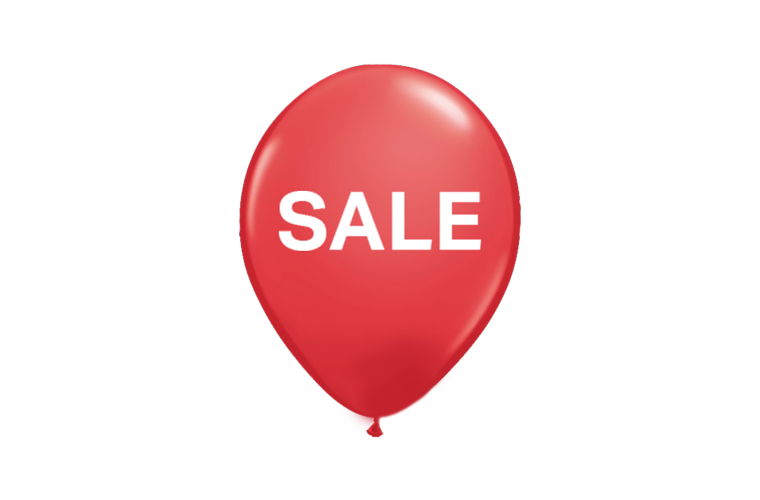 16in Red Sale Balloons WP 50 pack
